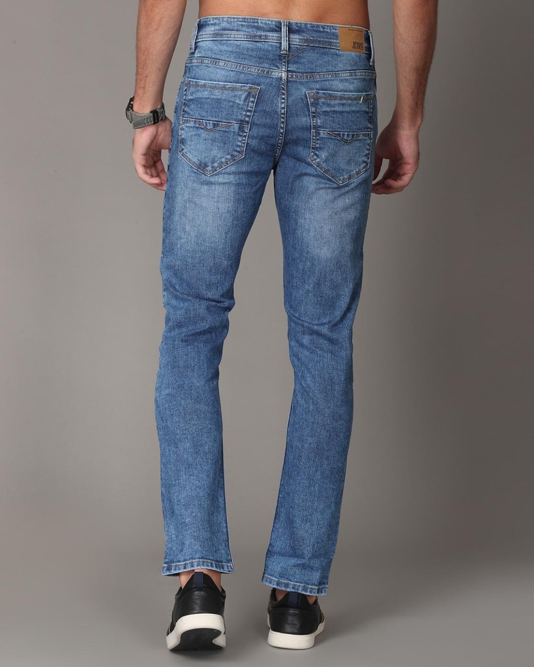 Buy Men's Blue Slim Fit Jeans for Men Blue Online at Bewakoof