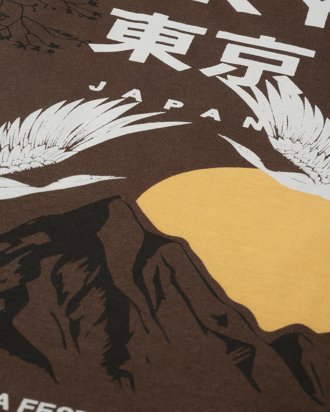 Buy Mens Brown Graphic Printed Oversized T Shirt Online At Bewakoof