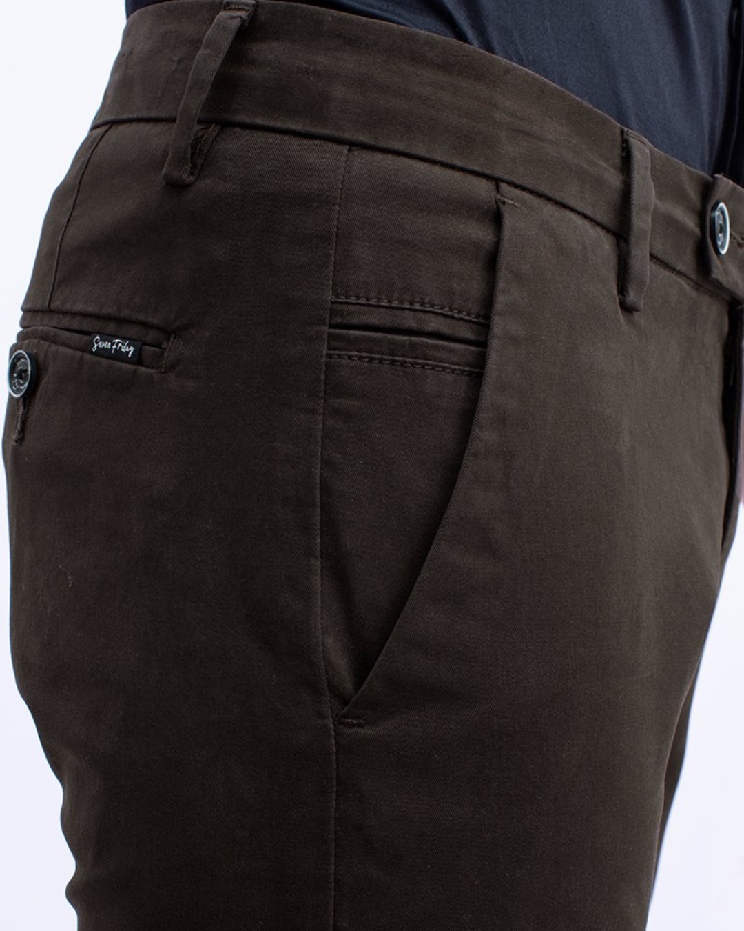 Buy Men's Brown Slim Fit Chinos for Men Brown Online at Bewakoof