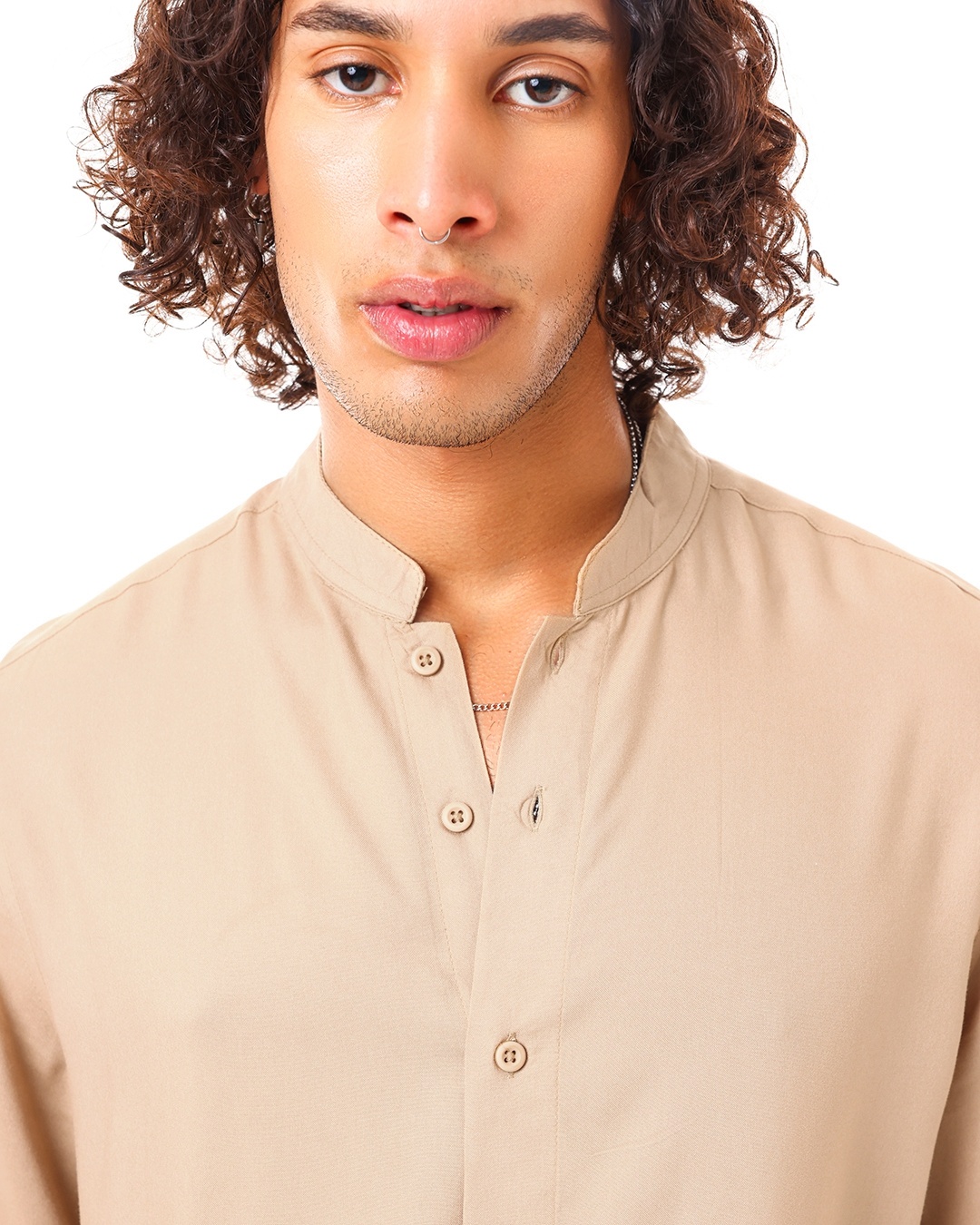 Buy Men's Brown Super Loose Fit Shirt Online at Bewakoof