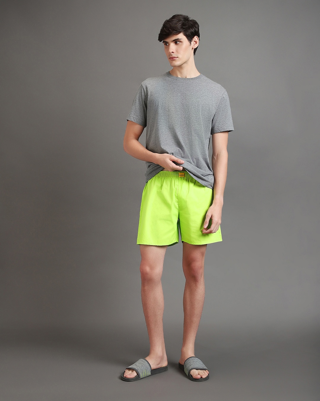 Buy Men's Neon Green Boxers Online in India at Bewakoof