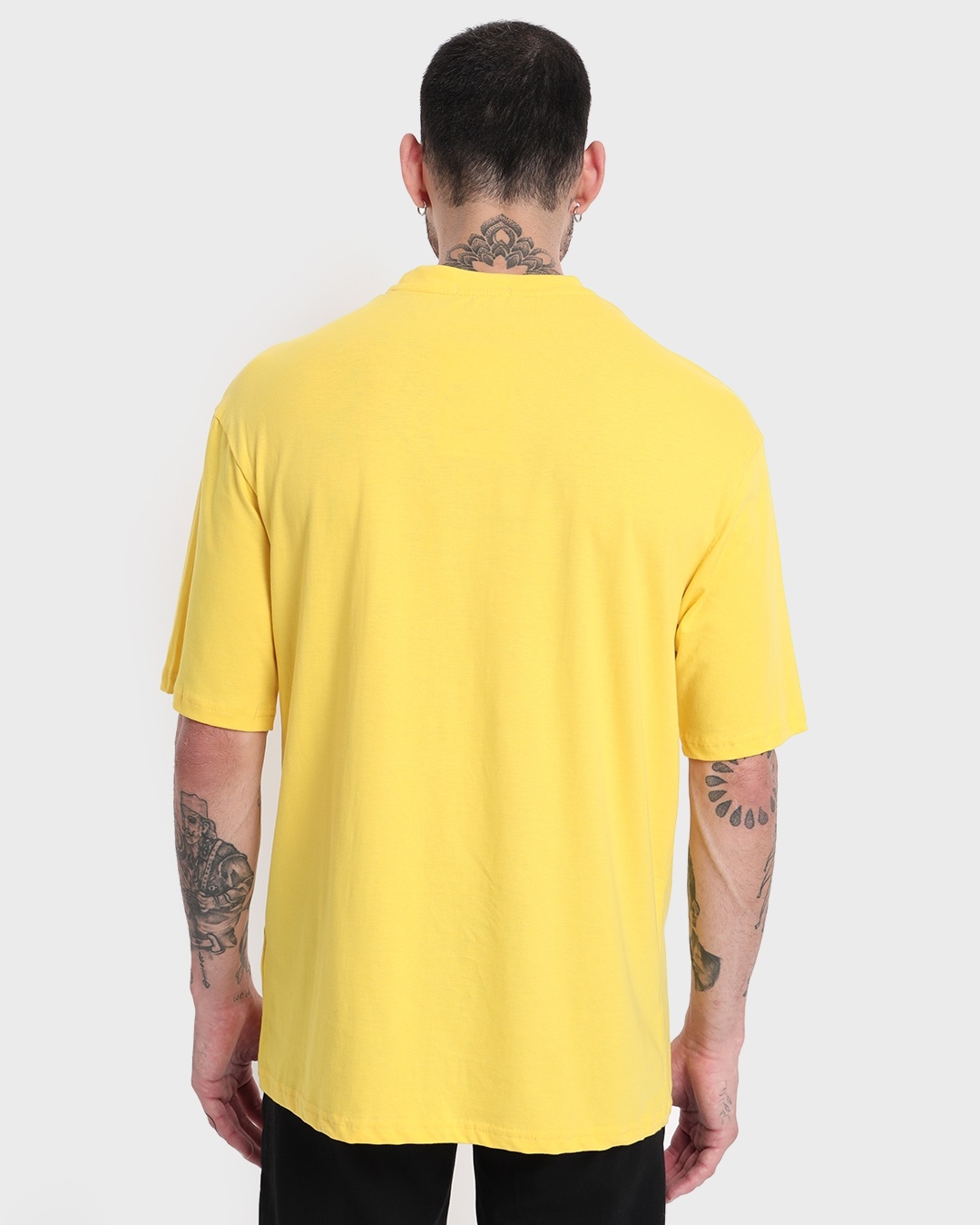 Buy Mens Empire Yellow Oversized T Shirt Online At Bewakoof