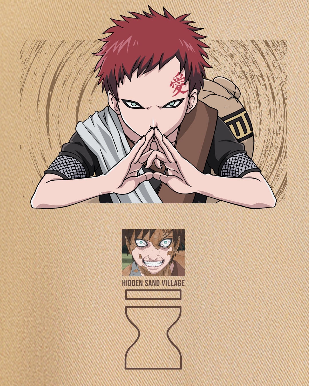 Buy Men's Brown Gara Graphic Printed Oversized Shirt Online at Bewakoof