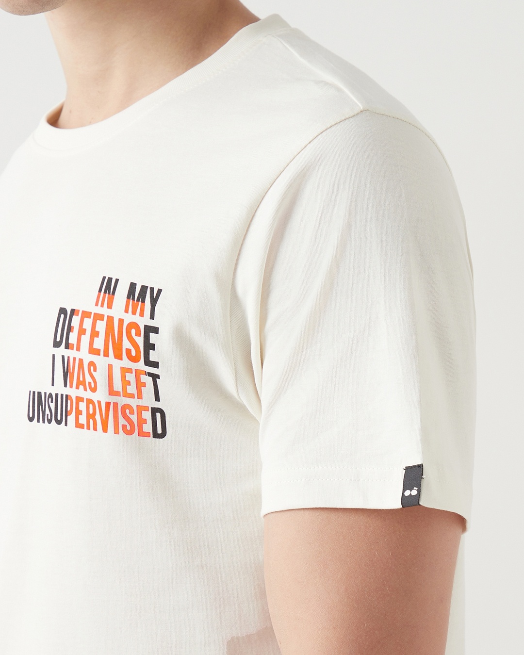 Buy Men's Gardenia Unsupervised Typography T-shirt Online at Bewakoof