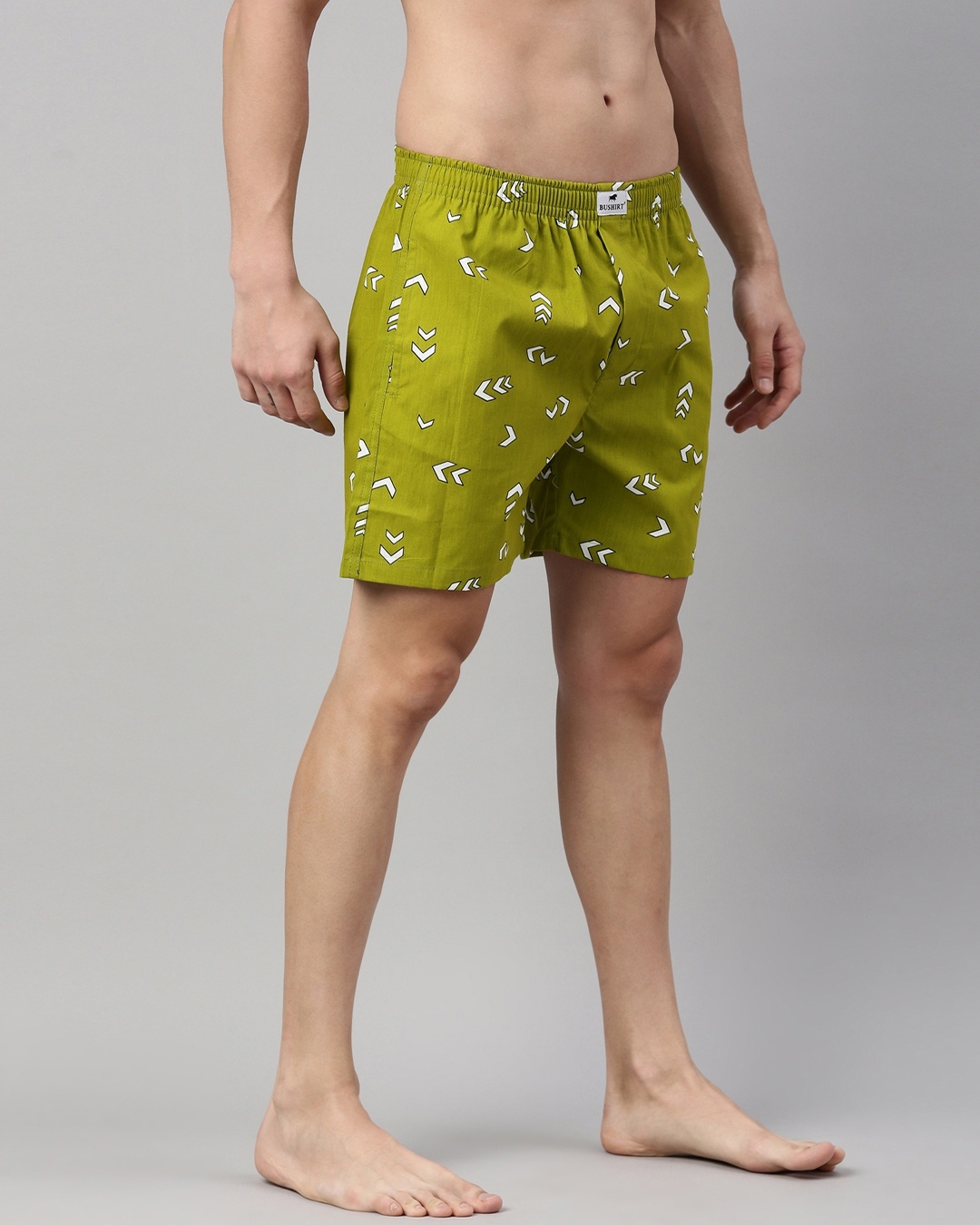 Buy Men's Green All Over Printed Cotton Boxers Online in India at Bewakoof