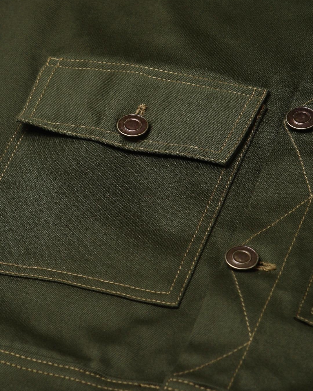Buy Men's Green Denim Jacket Online at Bewakoof