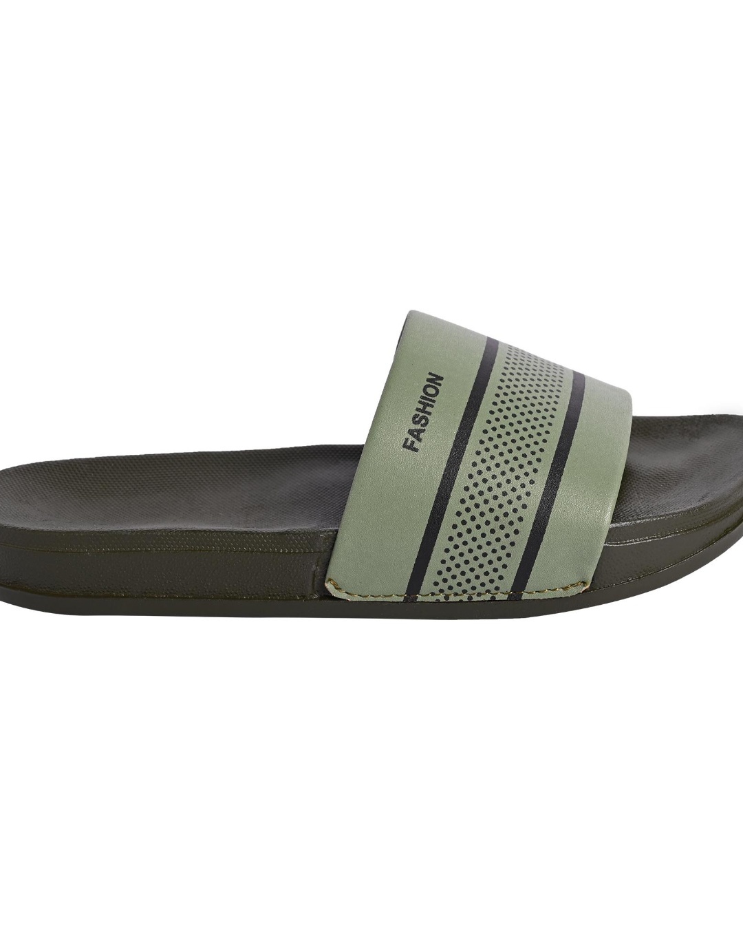 Buy Men's Green Printed Sliders Online in India at Bewakoof