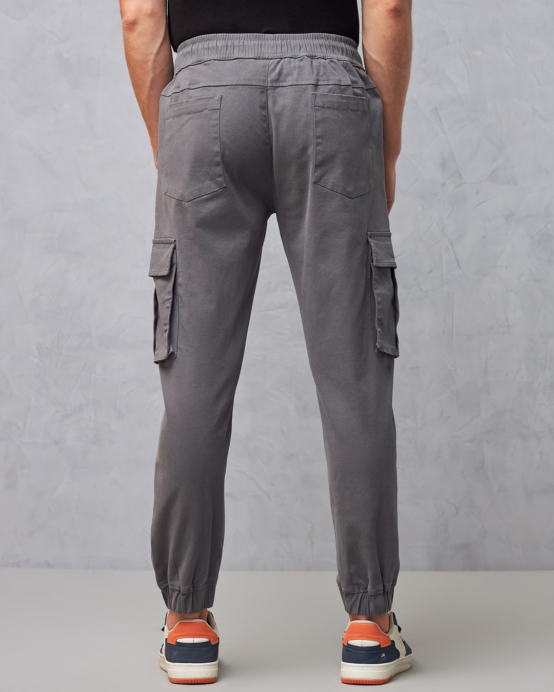 Buy Men's Grey Cargo Jogger Pants Online at Bewakoof