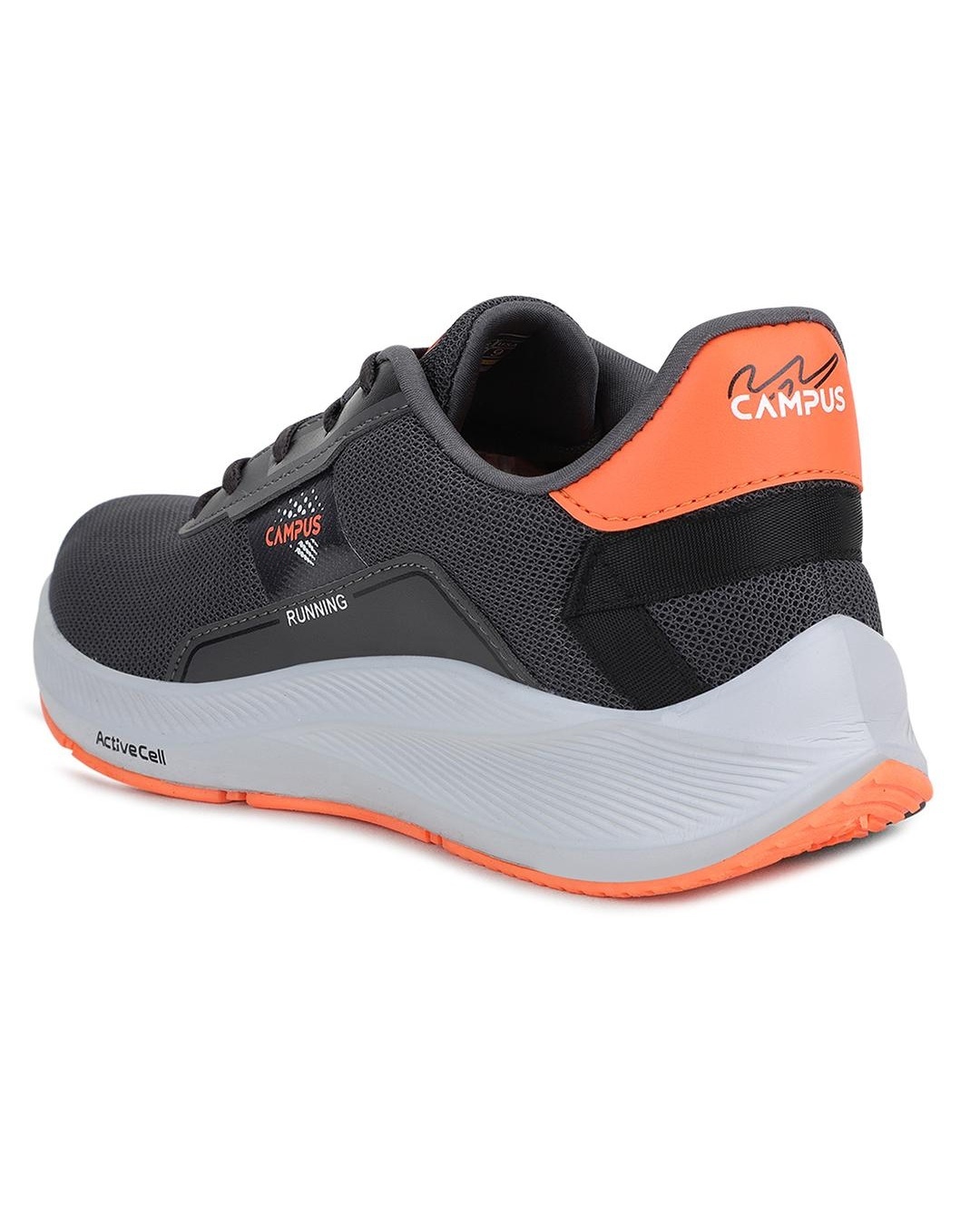 Buy Men's Grey Color Block Sports Shoes Online in India at Bewakoof
