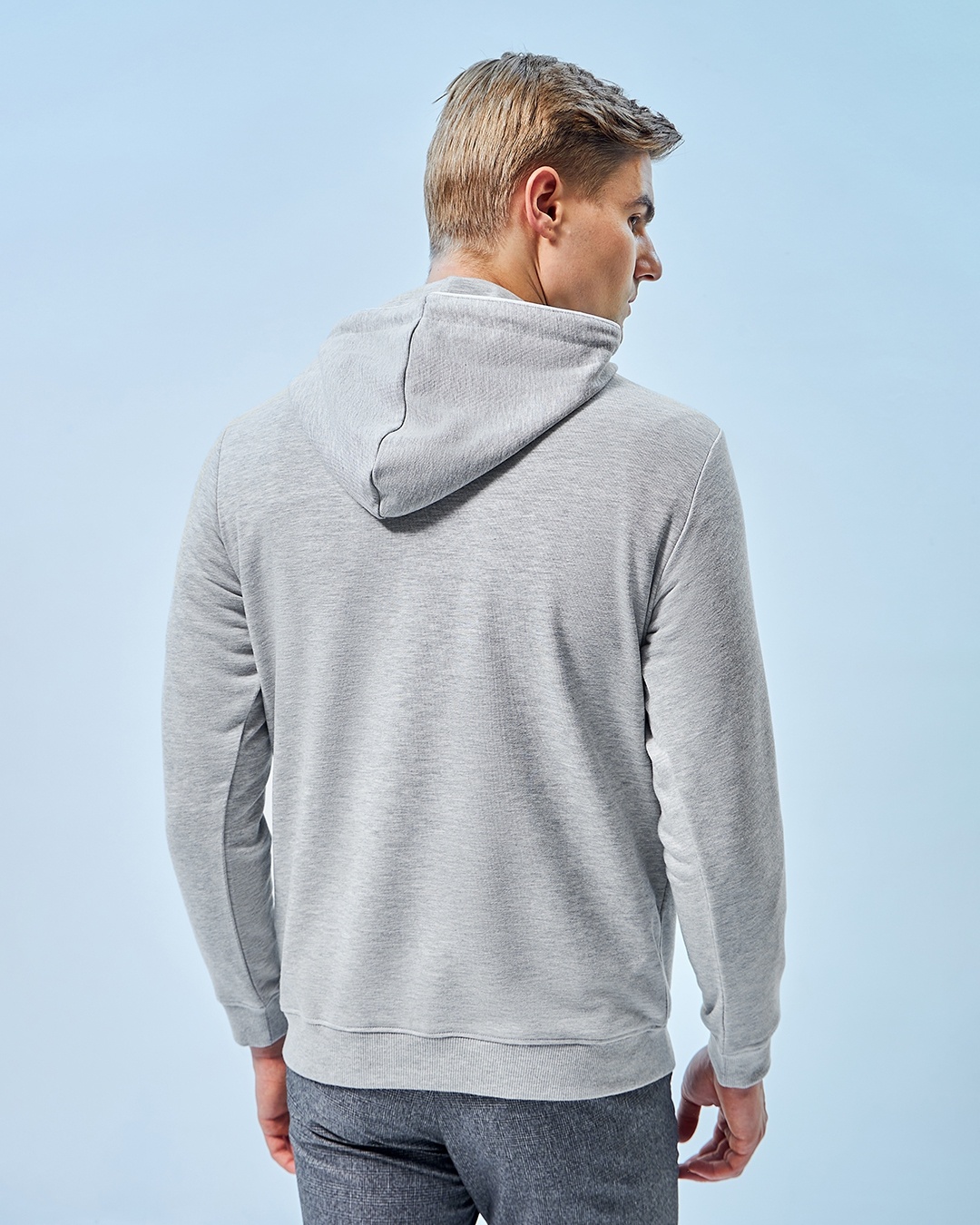 Buy Men's Grey Hoodies Online at Bewakoof