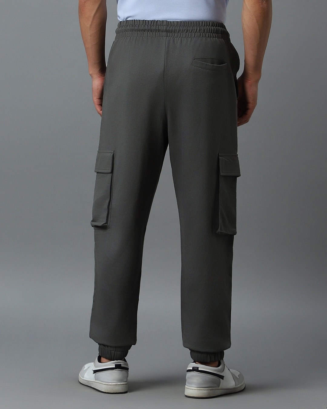 Buy Men's Grey Oversized Cargo Joggers Online at Bewakoof