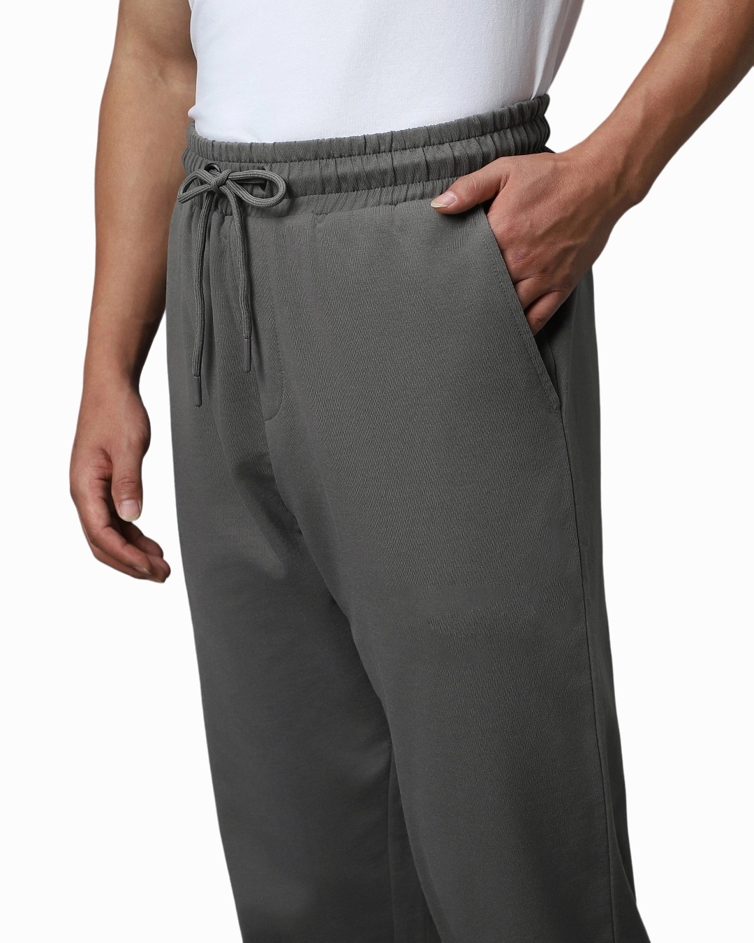 Buy Men's Grey Oversized Joggers Online at Bewakoof