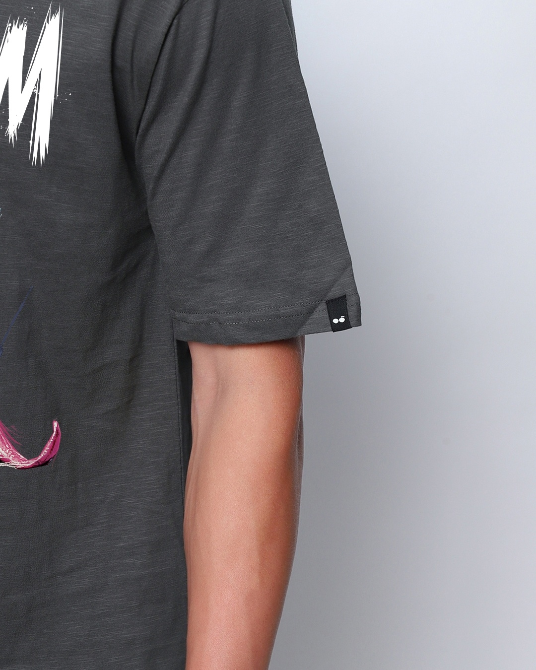 Buy Men's Grey Venom Scream Graphic Printed Oversized T-shirt Online at ...