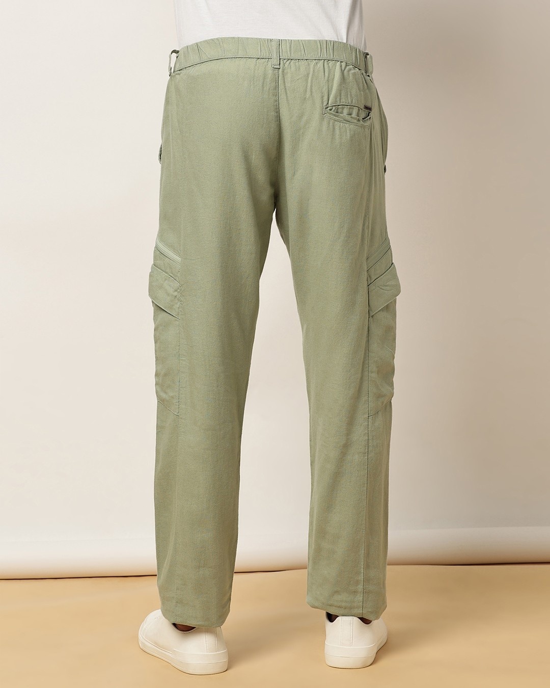 Buy Men's Light Green Cargo Pants Online at Bewakoof