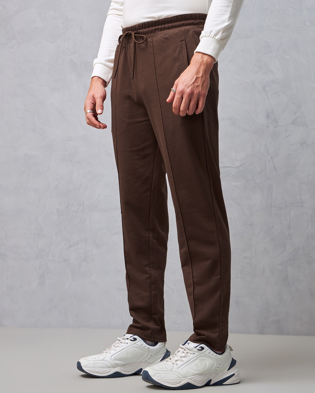 Buy Men's Brown Track Pants Online at Bewakoof