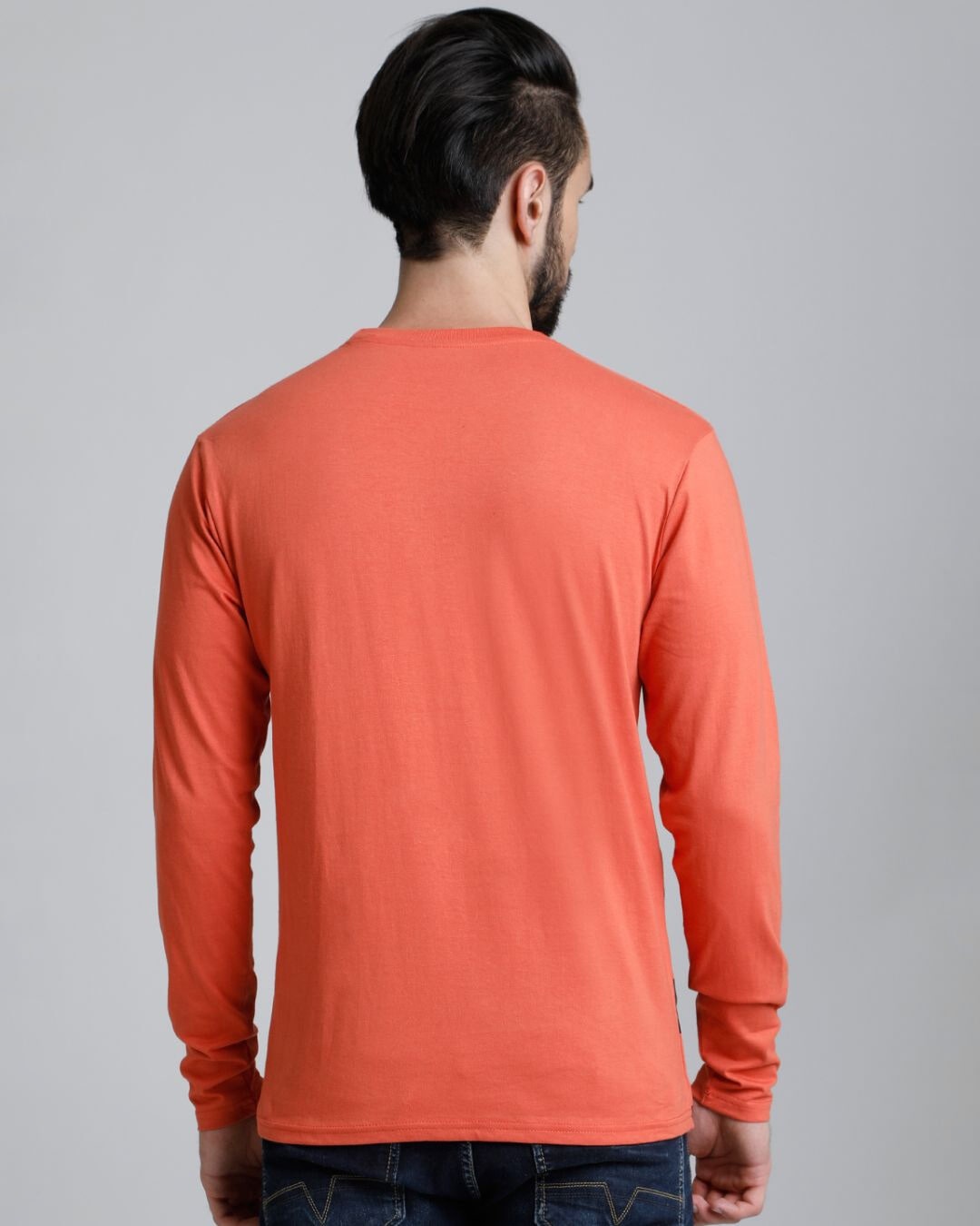 Buy Men's Orange Striped T-shirt for Men Orange Online at Bewakoof