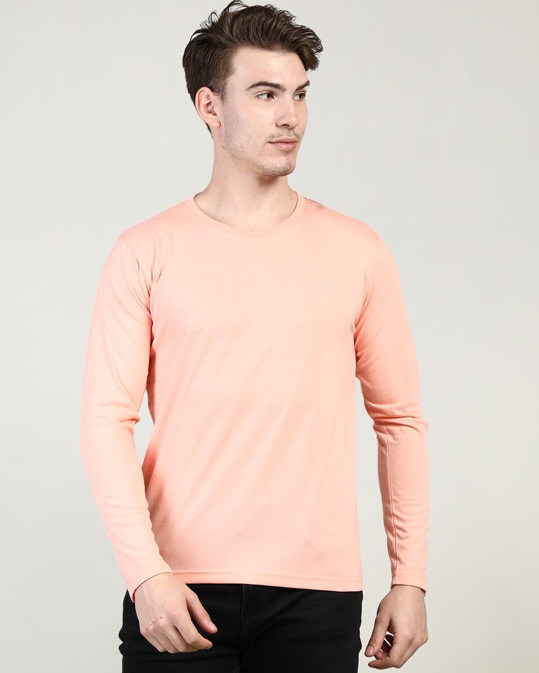 Buy Men's Peach T-shirt for Men Pink Online at Bewakoof