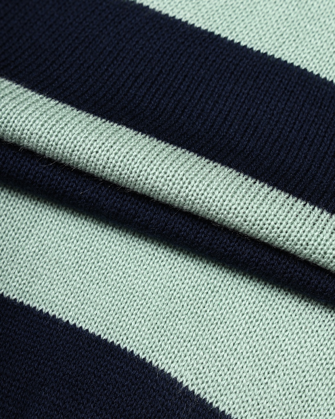 Buy Men's Sage Striped Oversized Sweater Online at Bewakoof