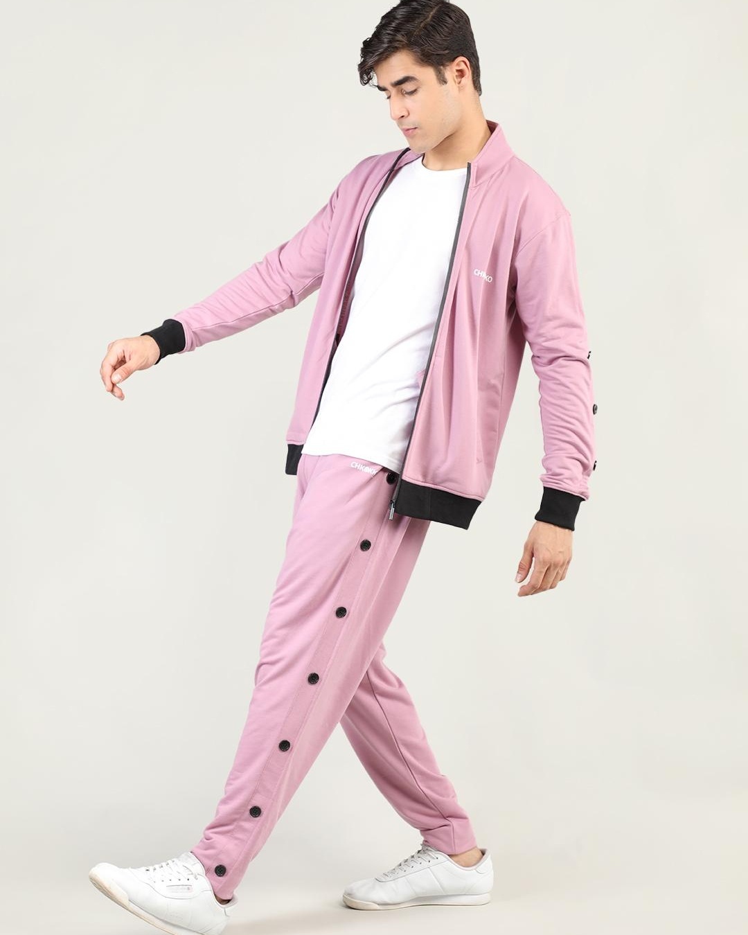 Buy Men's Pink Jacket for Men Pink Online at Bewakoof