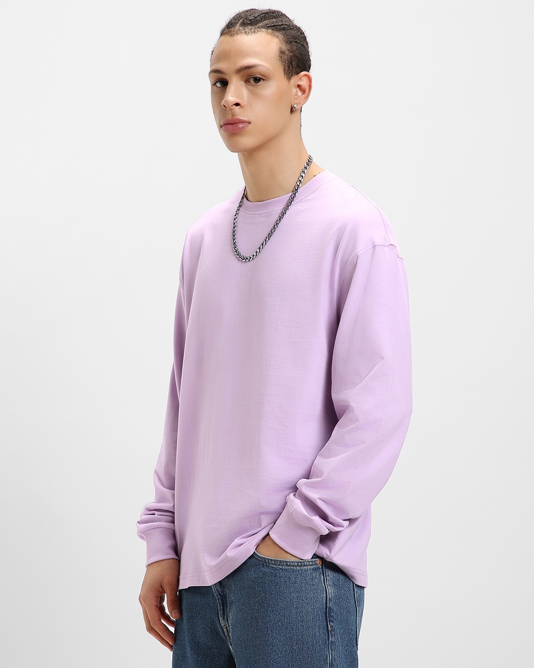 Buy Men's Purple Oversized T-shirt for Men purple Online at Bewakoof