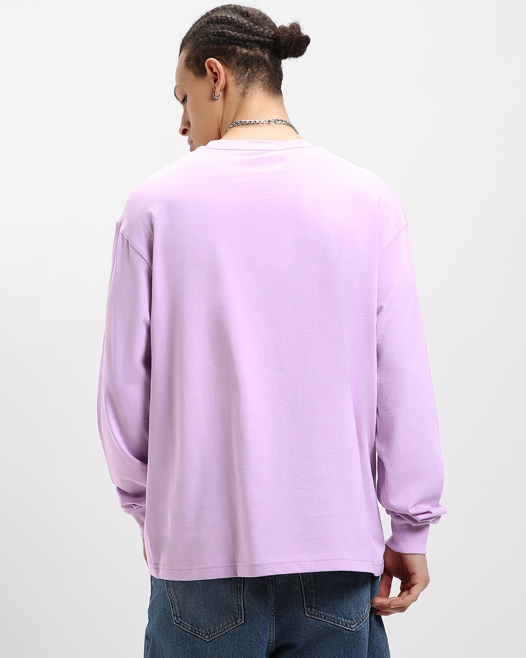 Buy Men's Purple Oversized T-shirt for Men purple Online at Bewakoof