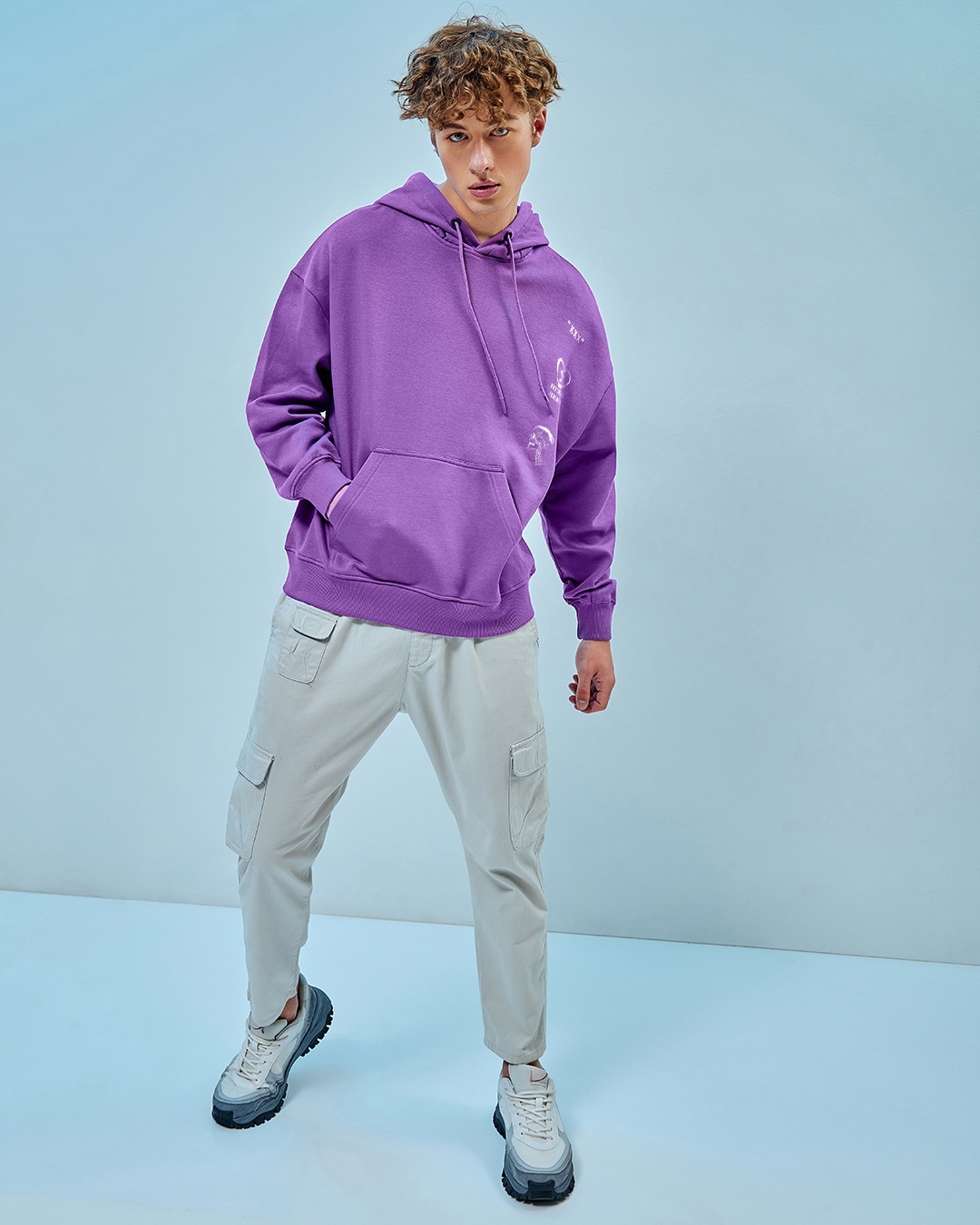 Buy Men's Purple Riot XXX tentican Graphic Printed Oversized Hoodies ...