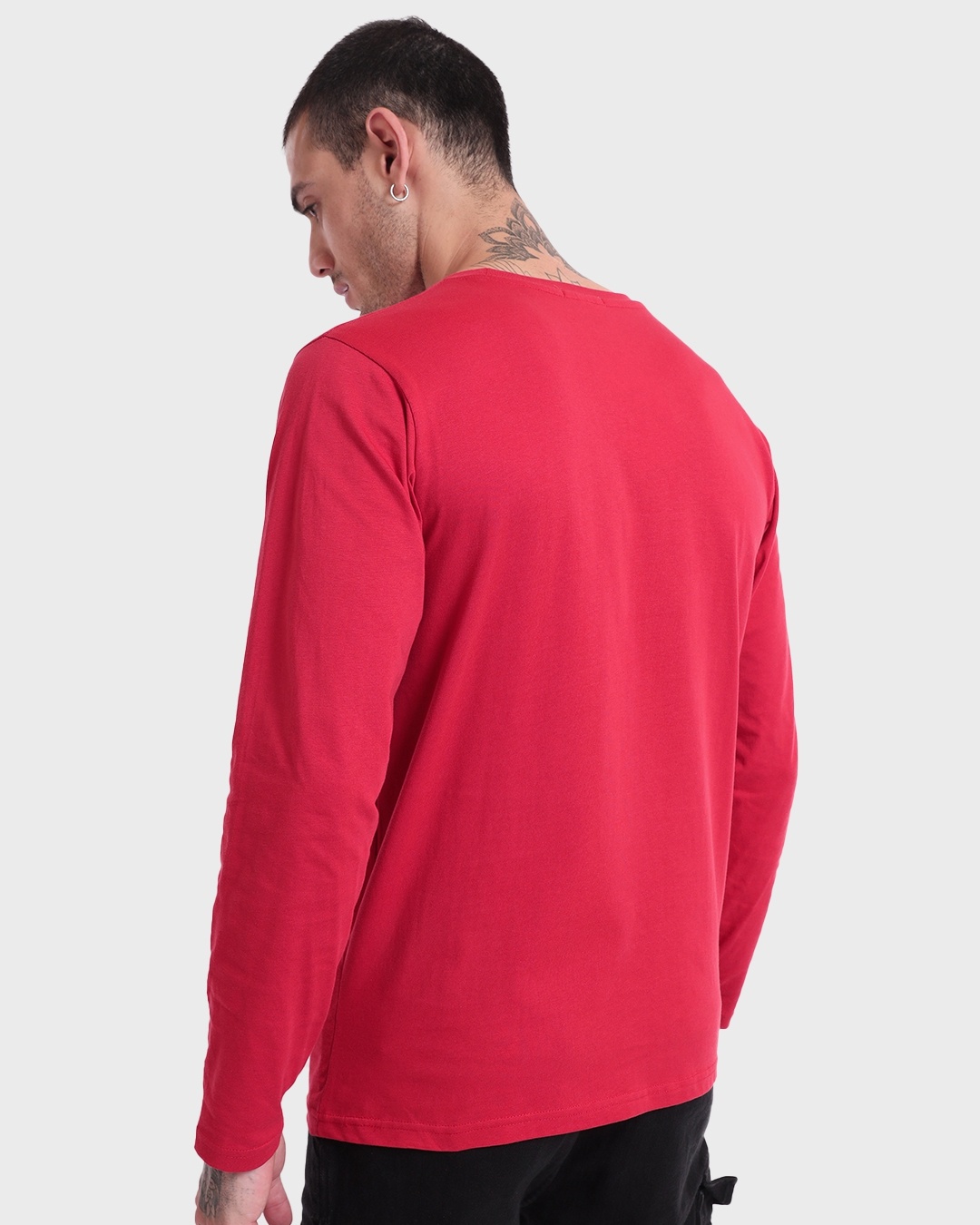 Buy Men's Red T-shirt Online at Bewakoof
