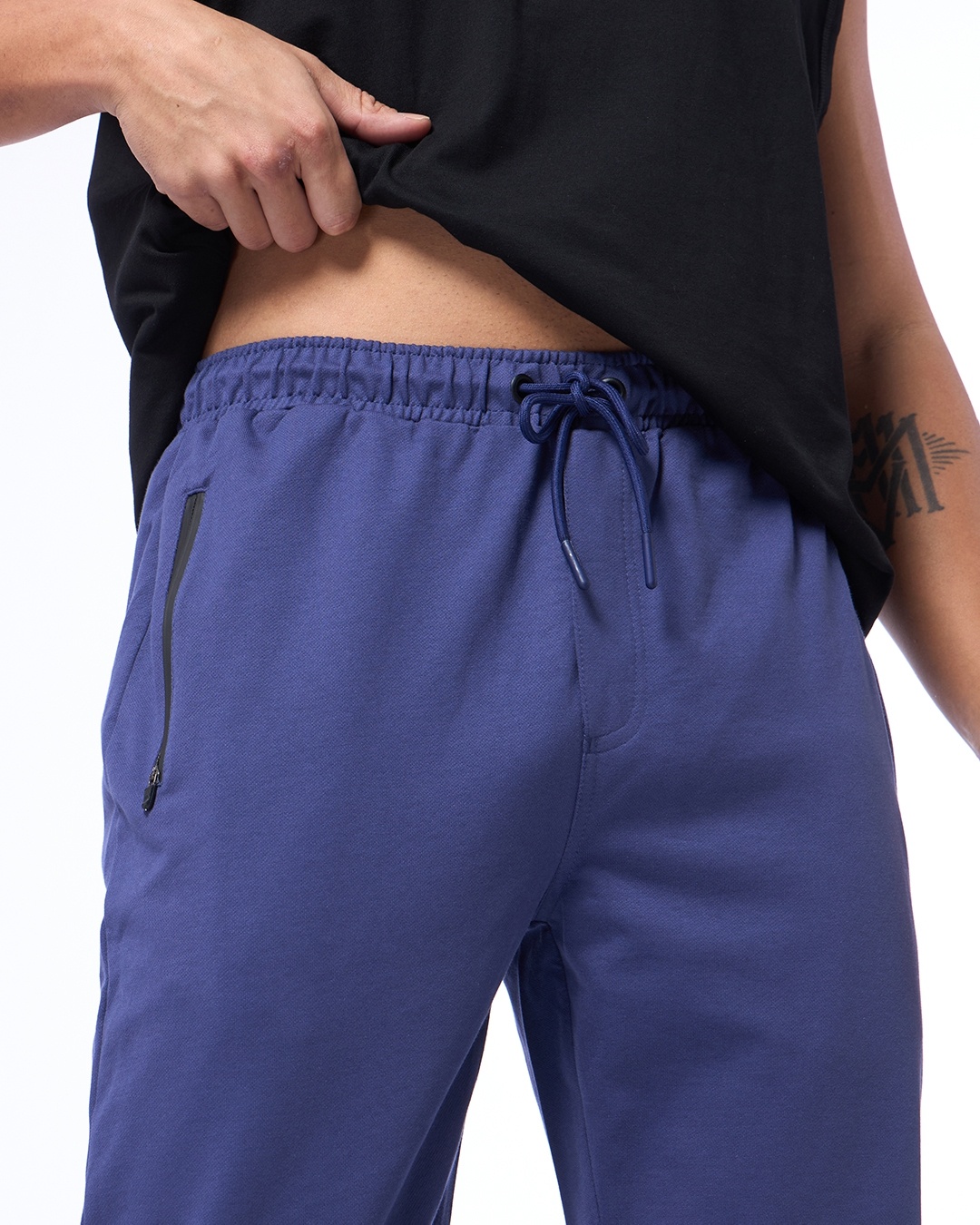 Buy Men's Skipper Blue Joggers Online at Bewakoof
