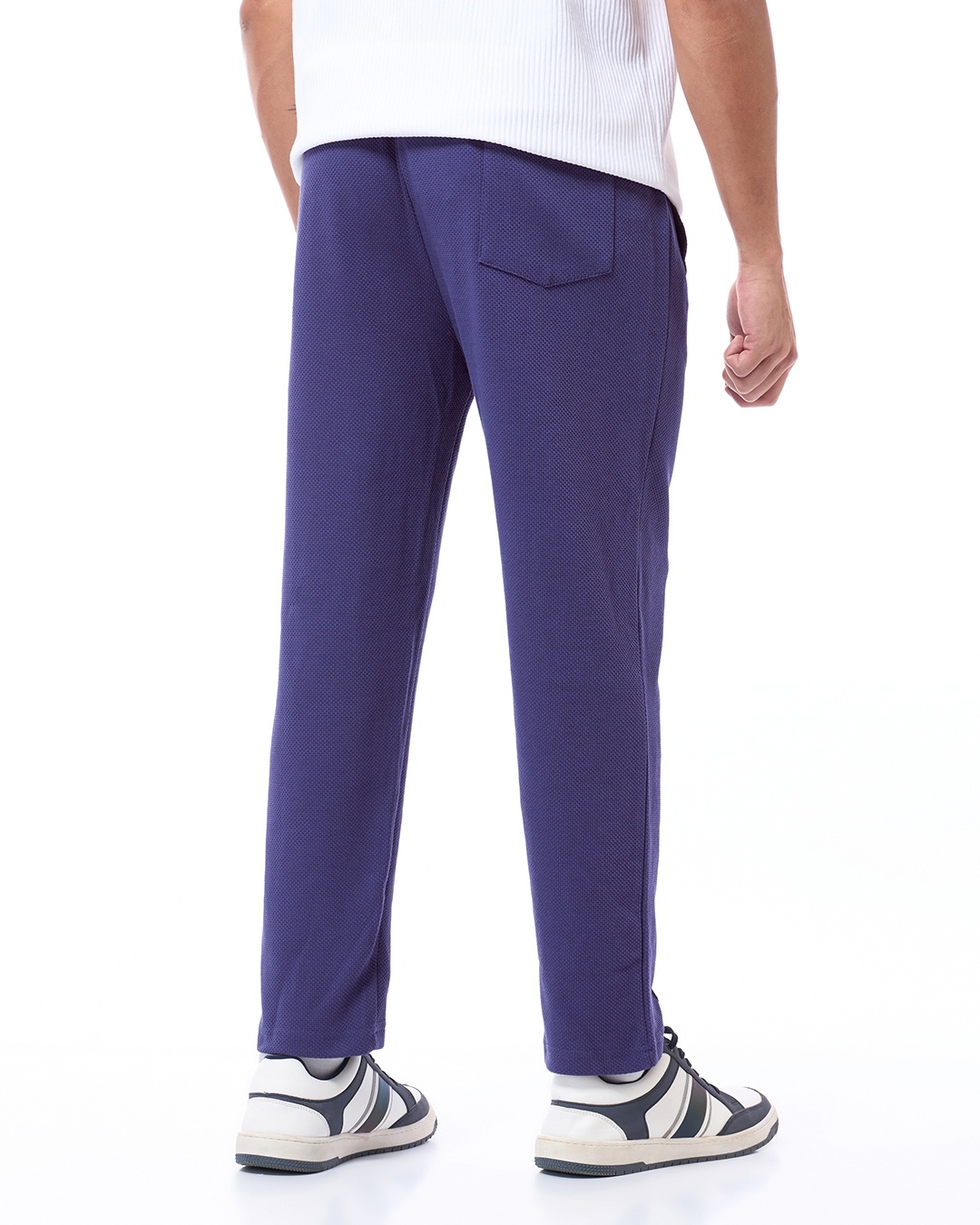Buy Men's Skipper Blue Track Pants Online at Bewakoof