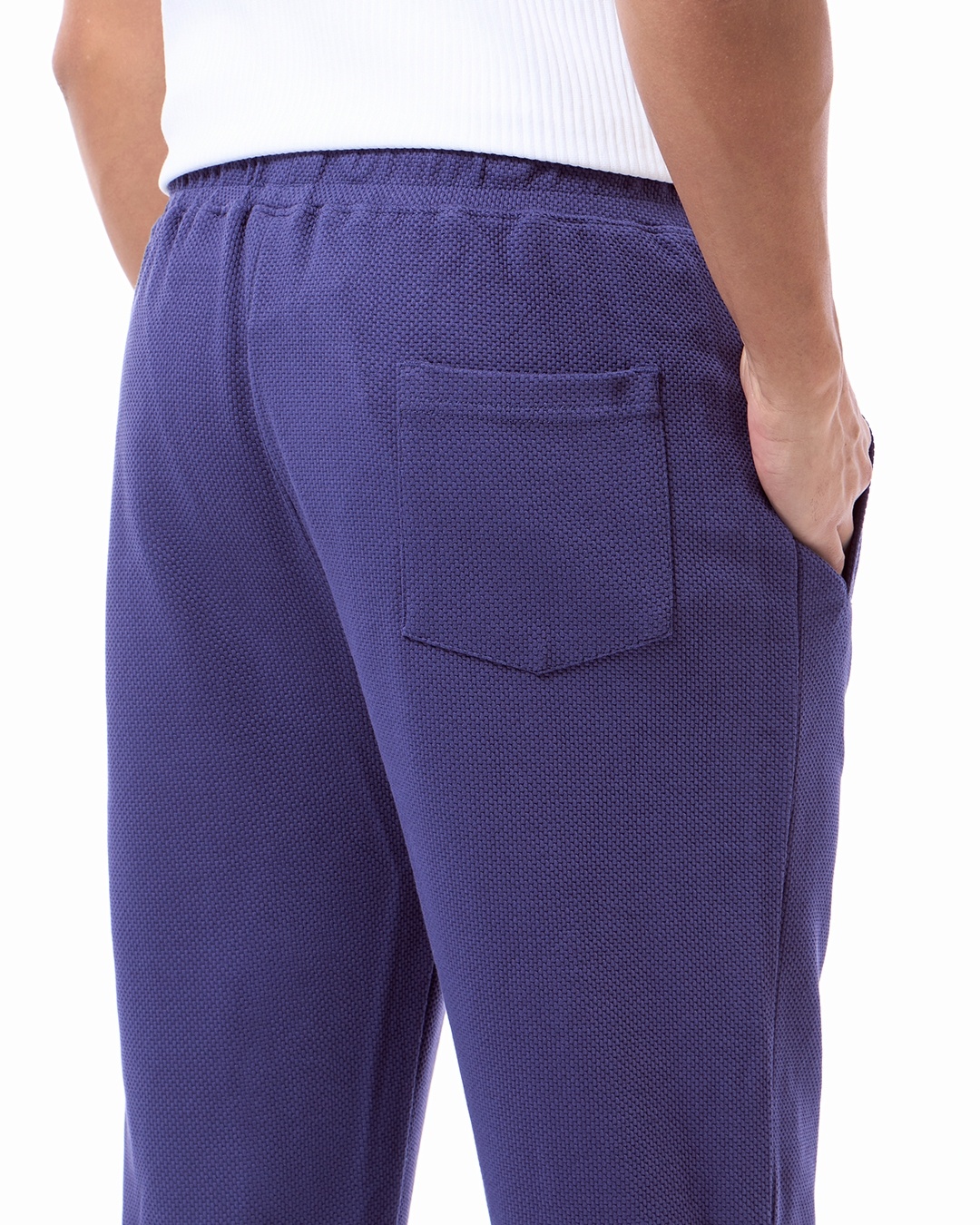 Buy Men's Skipper Blue Track Pants Online at Bewakoof