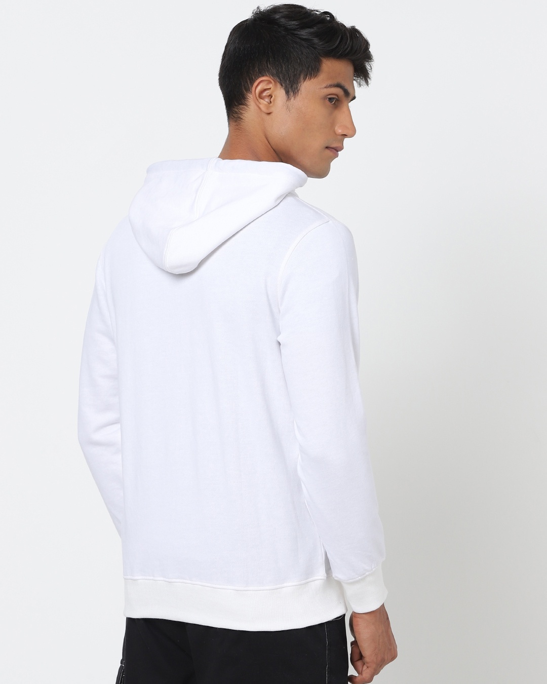 Buy Men's White Zipper Hoodies Online at Bewakoof