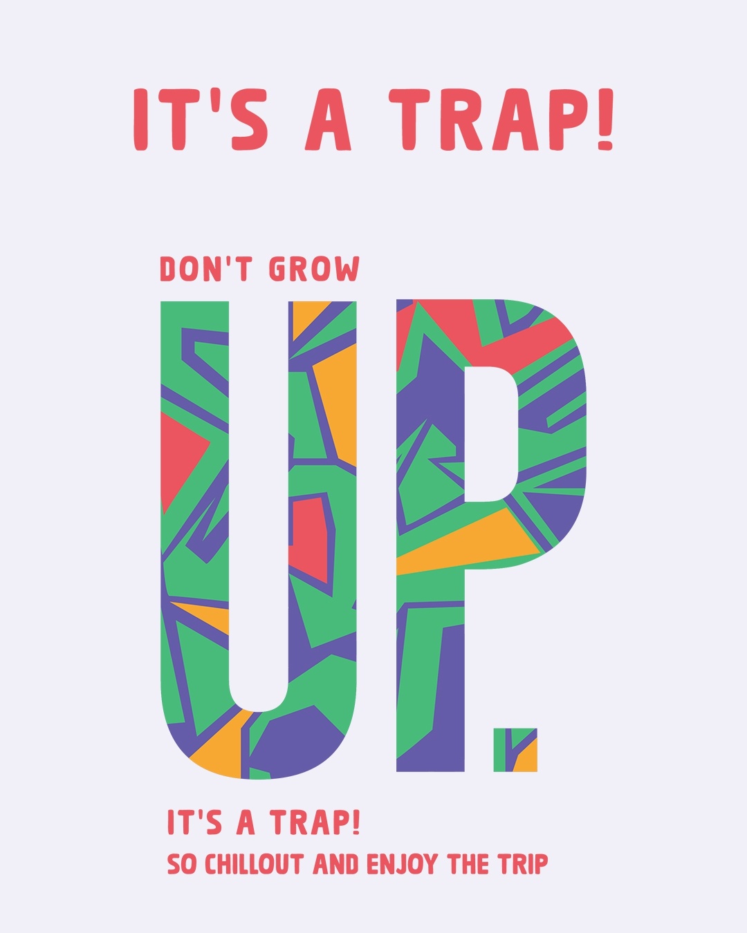 Buy Men's White Don't Grow Up Typography Oversized T-shirt for Men White Online at Bewakoof