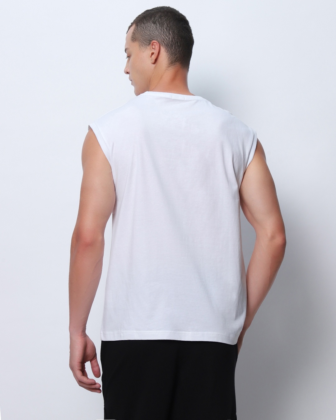 Buy Men's White Oversized Vest Online at Bewakoof