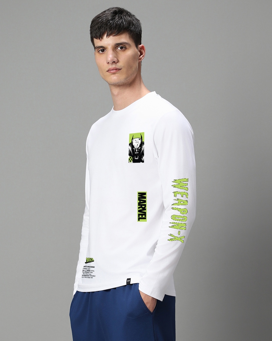 Buy Men's White Wolverine Graphic Printed T-shirt Online at Bewakoof