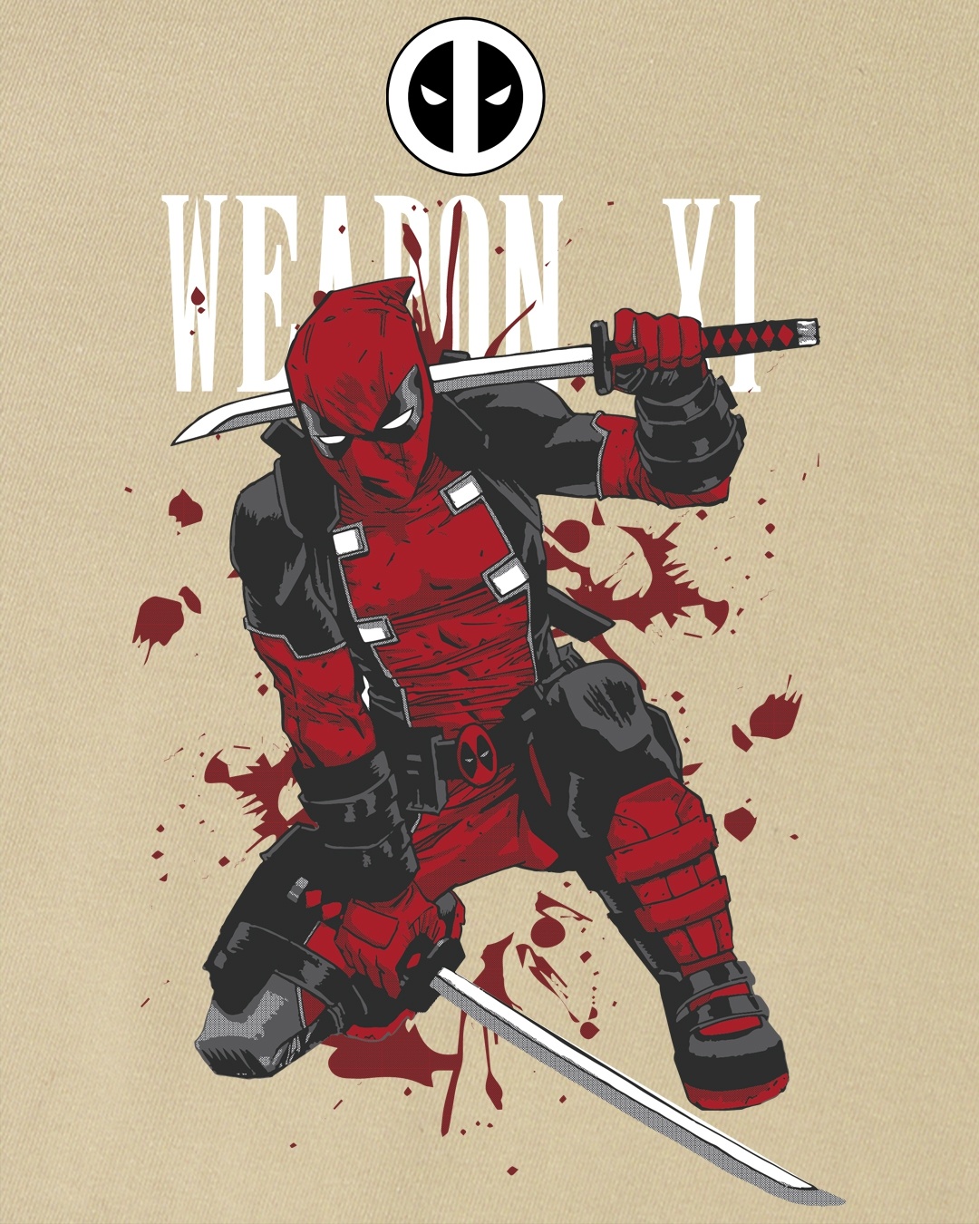 Buy Men's Brown Weapon XI Graphic Printed Oversized T-shirt Online at ...