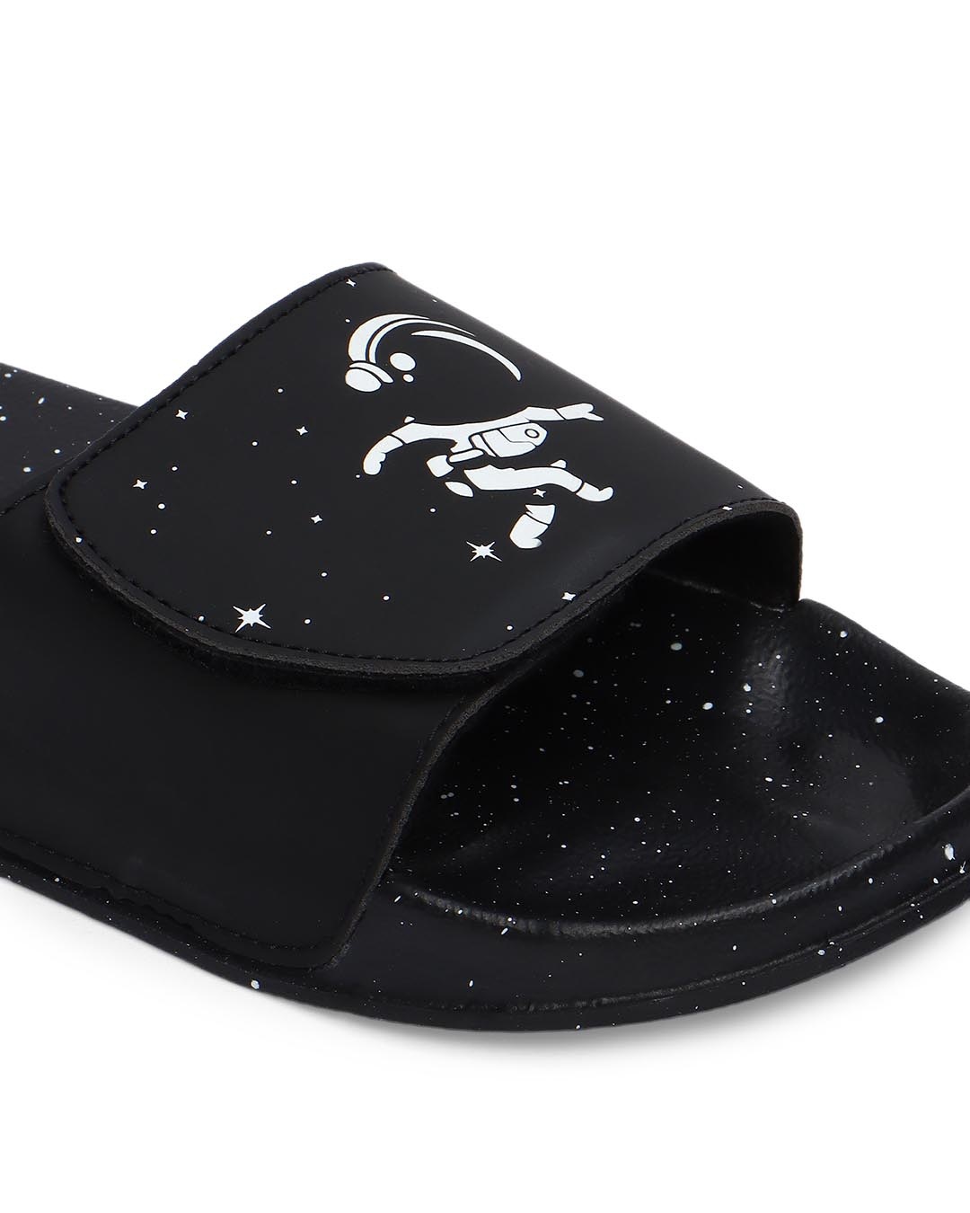 Buy Women's Black NASA Astronaut Adjustable Velcro Sliders Online in ...