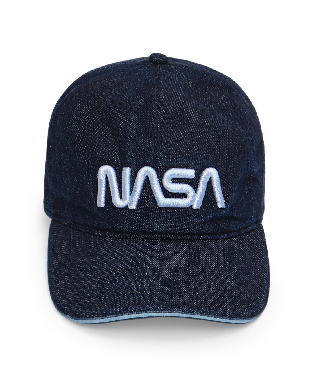 Buy Unisex Blue NASA Insignia Baseball Cap Online in India at Bewakoof