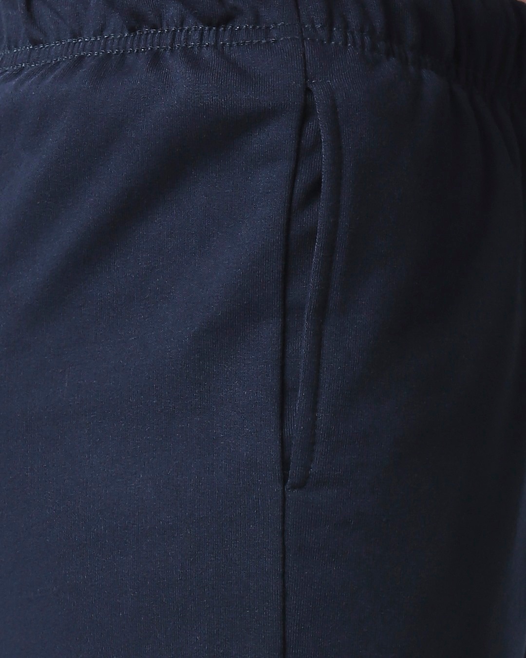 Buy Men's Navy Blue Shorts Online at Bewakoof