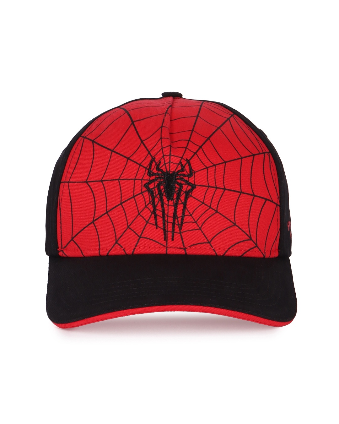 Buy Unisex Black Spiderman Printed Baseball Cap Online in India at Bewakoof