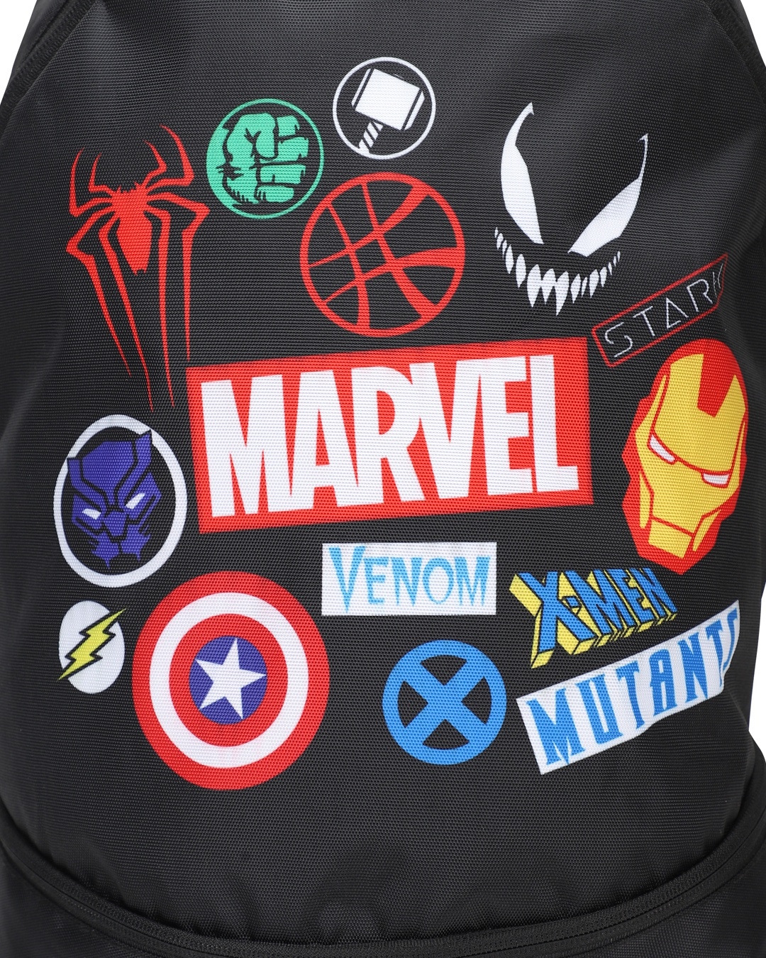 Buy Unisex Black Ultimate Marvel Small Backpack Online in India at Bewakoof