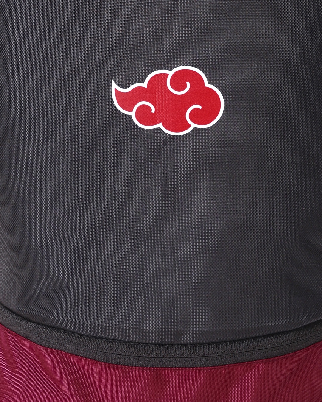 Buy Unisex Black Akatsuki Cloud Printed Small Backpack Online in India ...