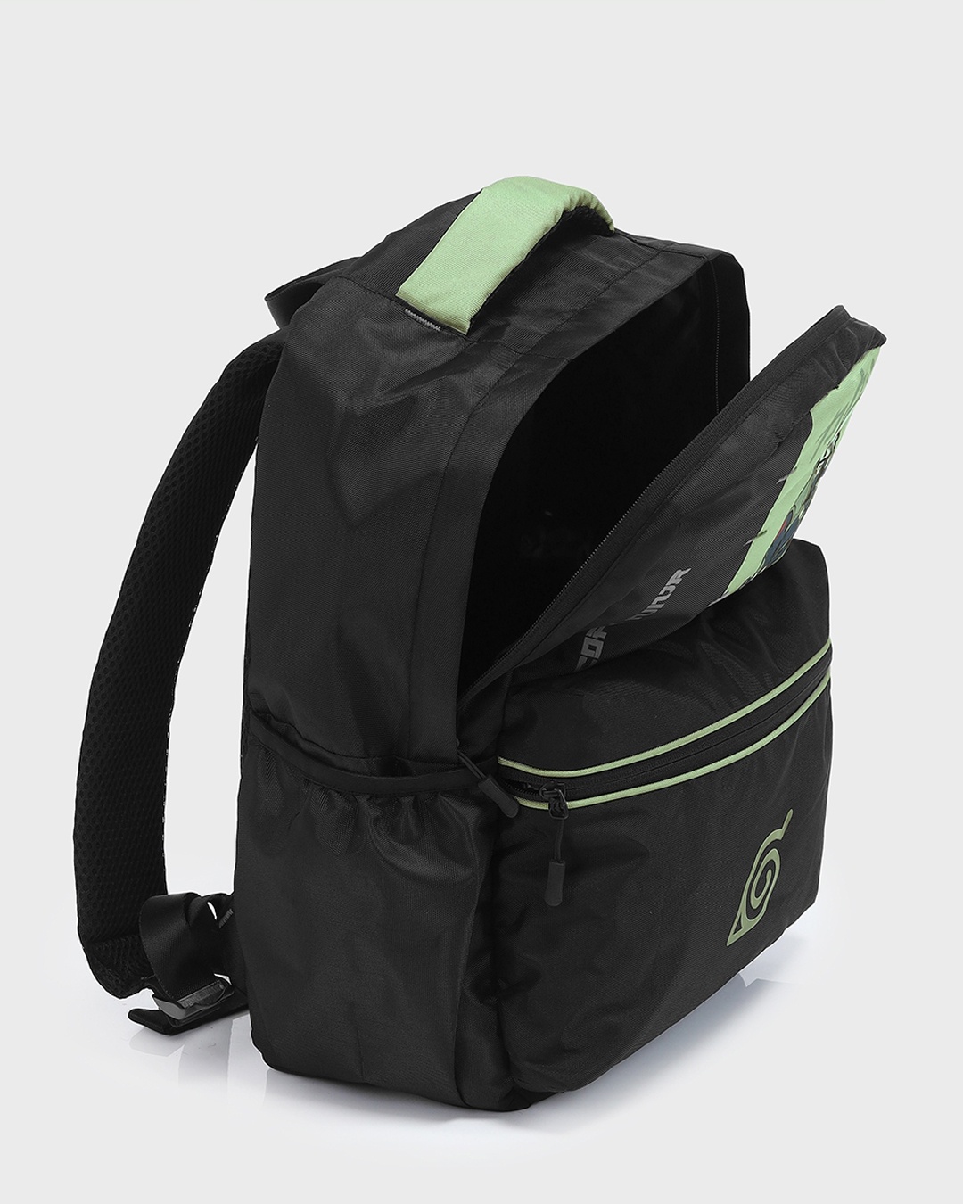 Buy Unisex Black Kakashi Printed Backpack Online in India at Bewakoof