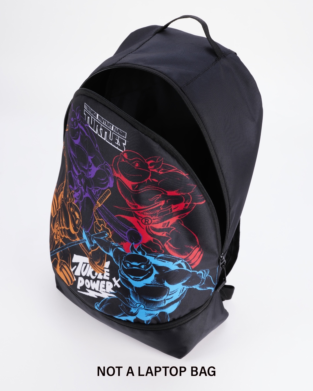 Buy Unisex Black Ninja Turtles Graphic Printed Small Backpack Online in ...