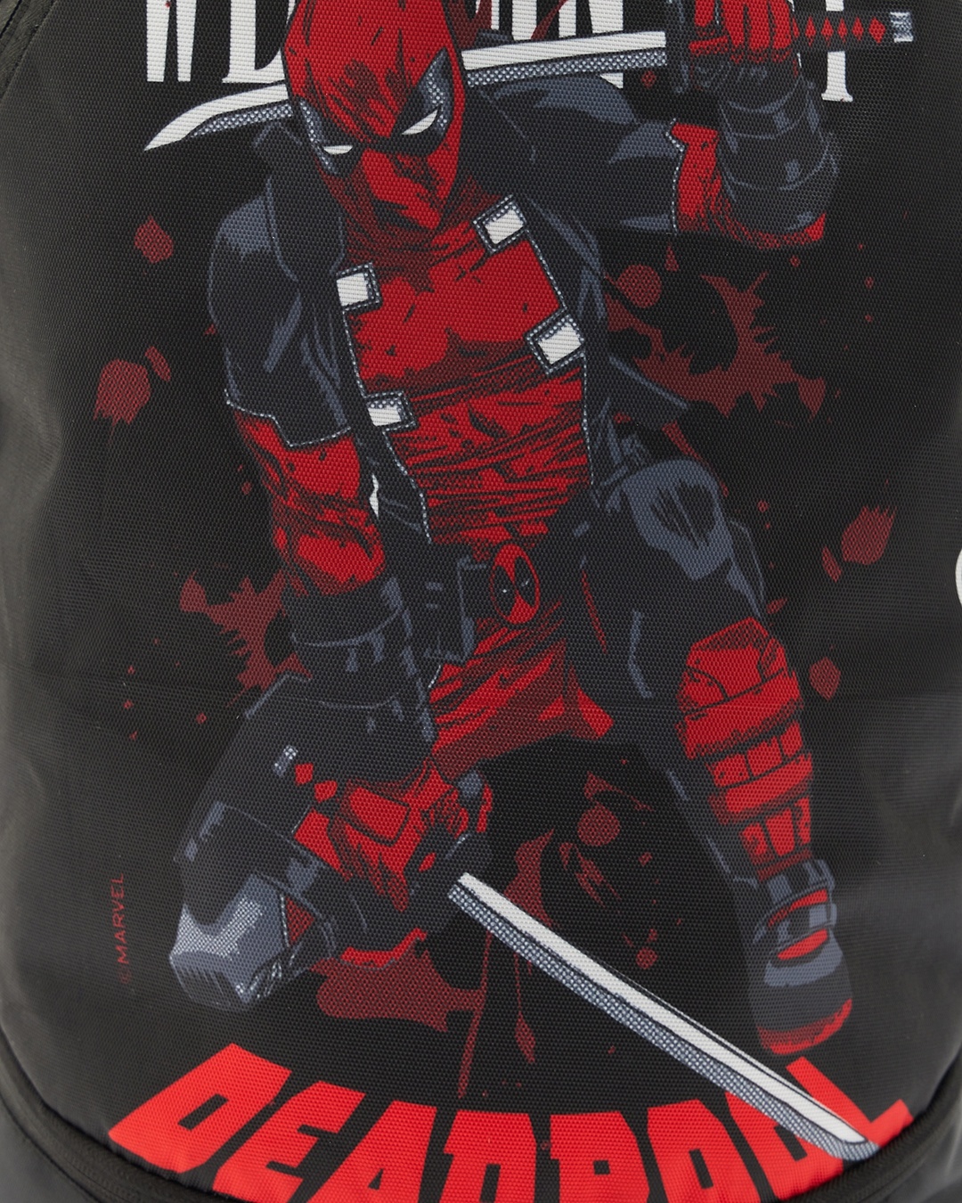 Buy Unisex Black Weapon Xi Deadpool Printed Small Backpack Online in ...