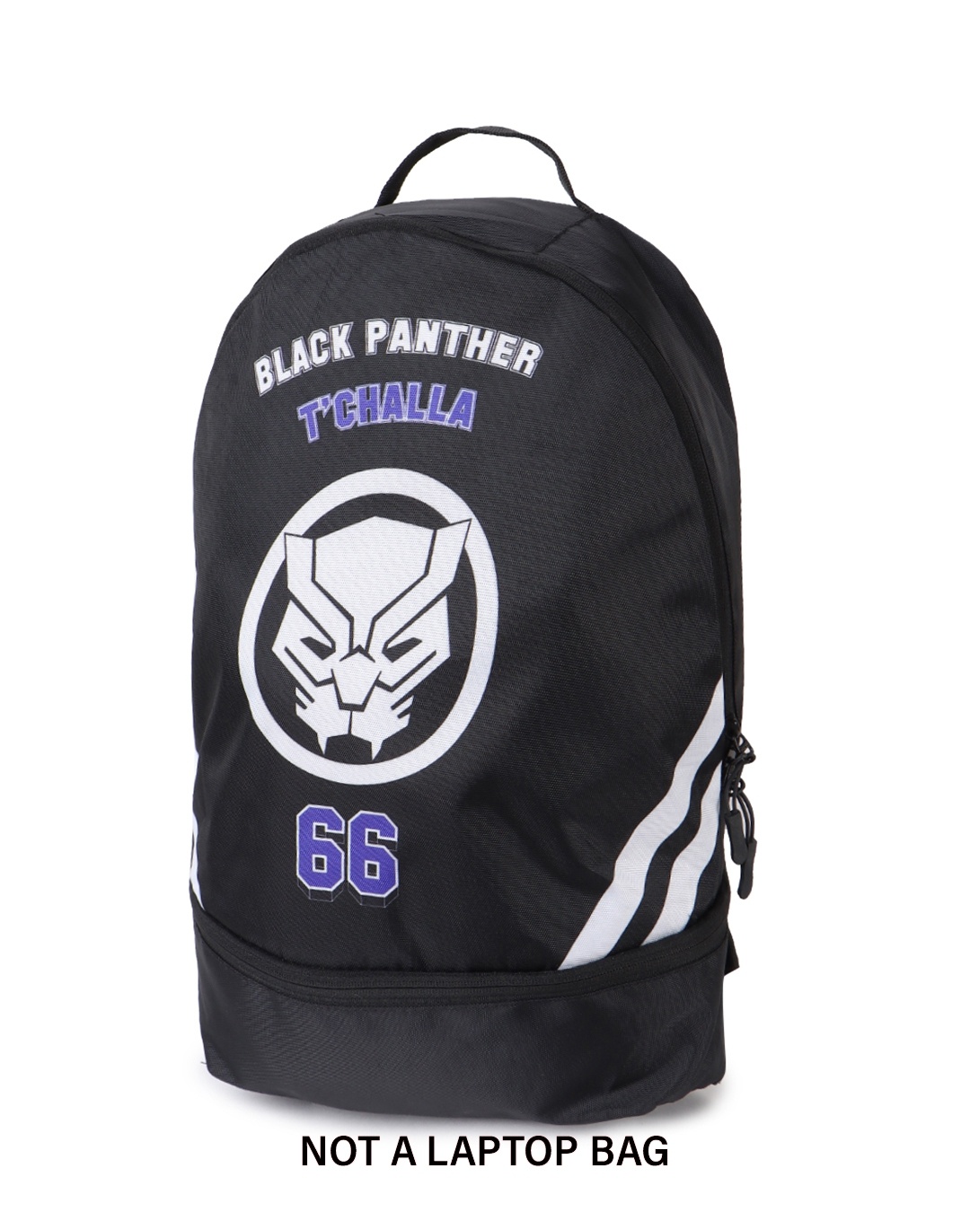 Buy Unisex Black Varsity Panther Small Backpack Online in India at Bewakoof