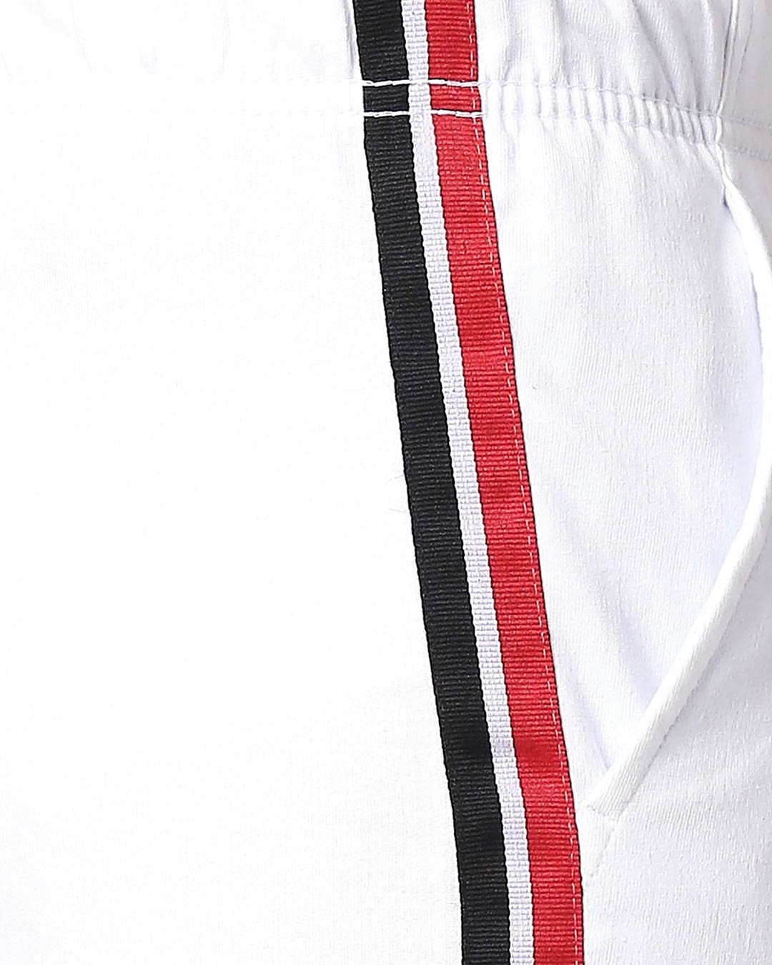Buy White Men's Side Panel Shorts for Men white Online at Bewakoof