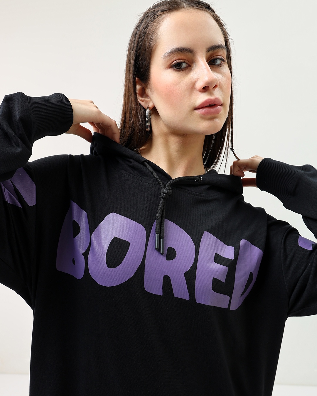 Buy Women's Black Bored Typography Co-ordinates Online in India at Bewakoof