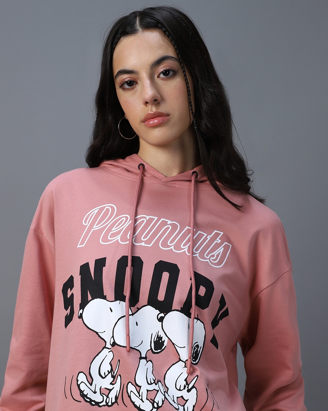 Buy Women's Pink Snoopy Graphic Printed Co-ordinates Online in India at ...