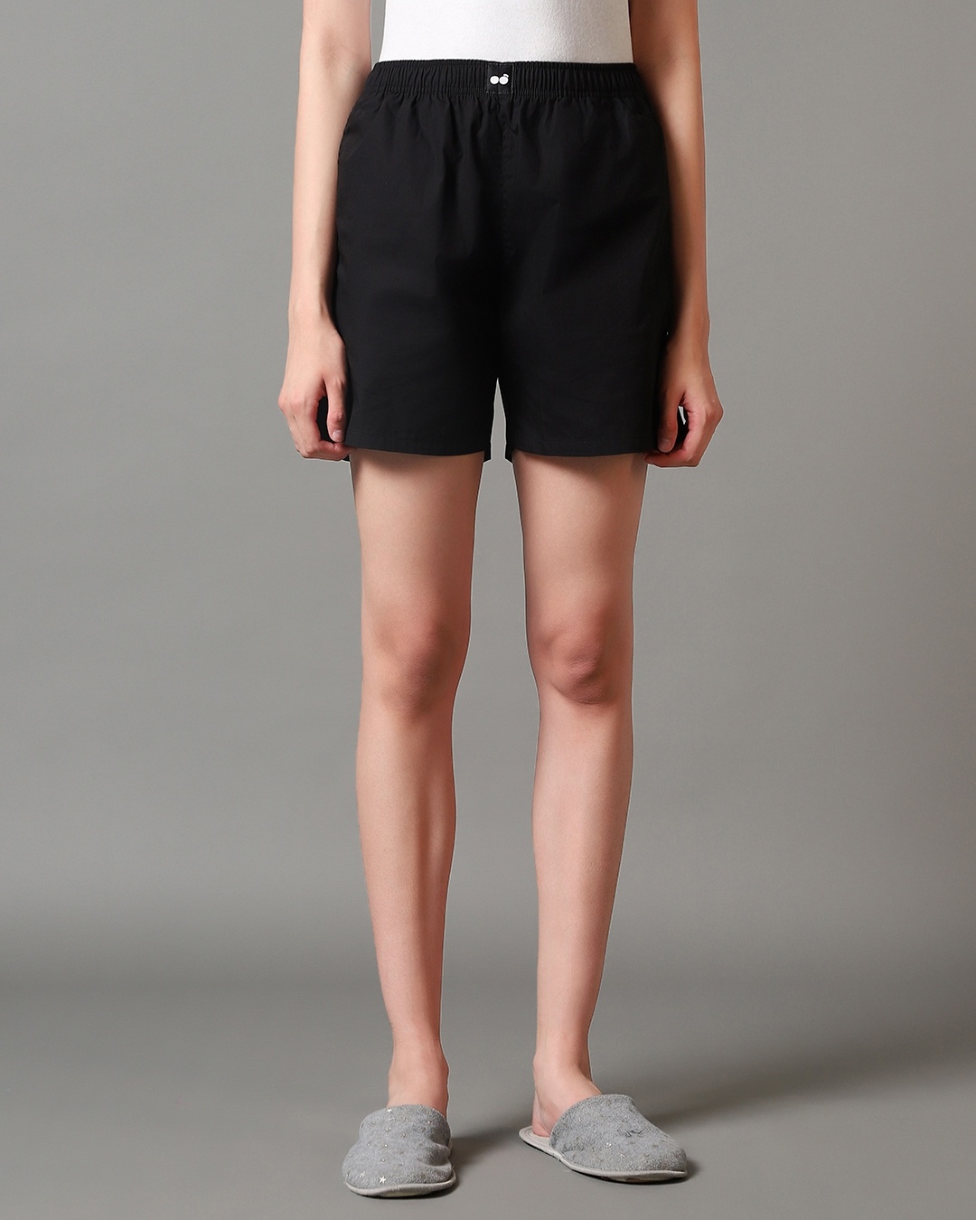 Buy Women's Black Boxer Shorts Online at Bewakoof