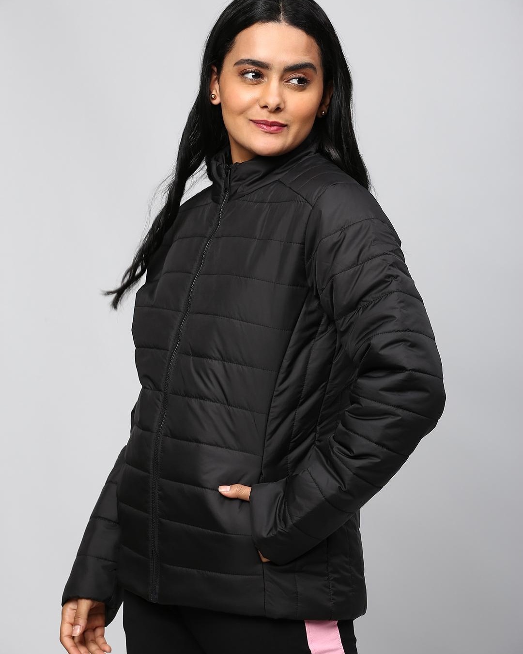 Buy Women's Black Shell Jacket for Women Black Online at Bewakoof